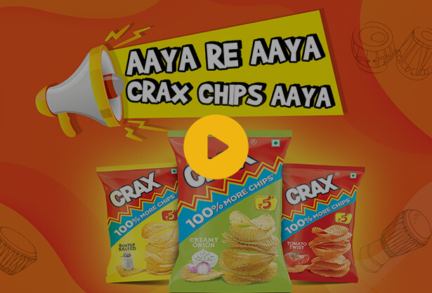 All New Crax Potato Chips With Best Crisp, Best Taste 100% More Chips ...